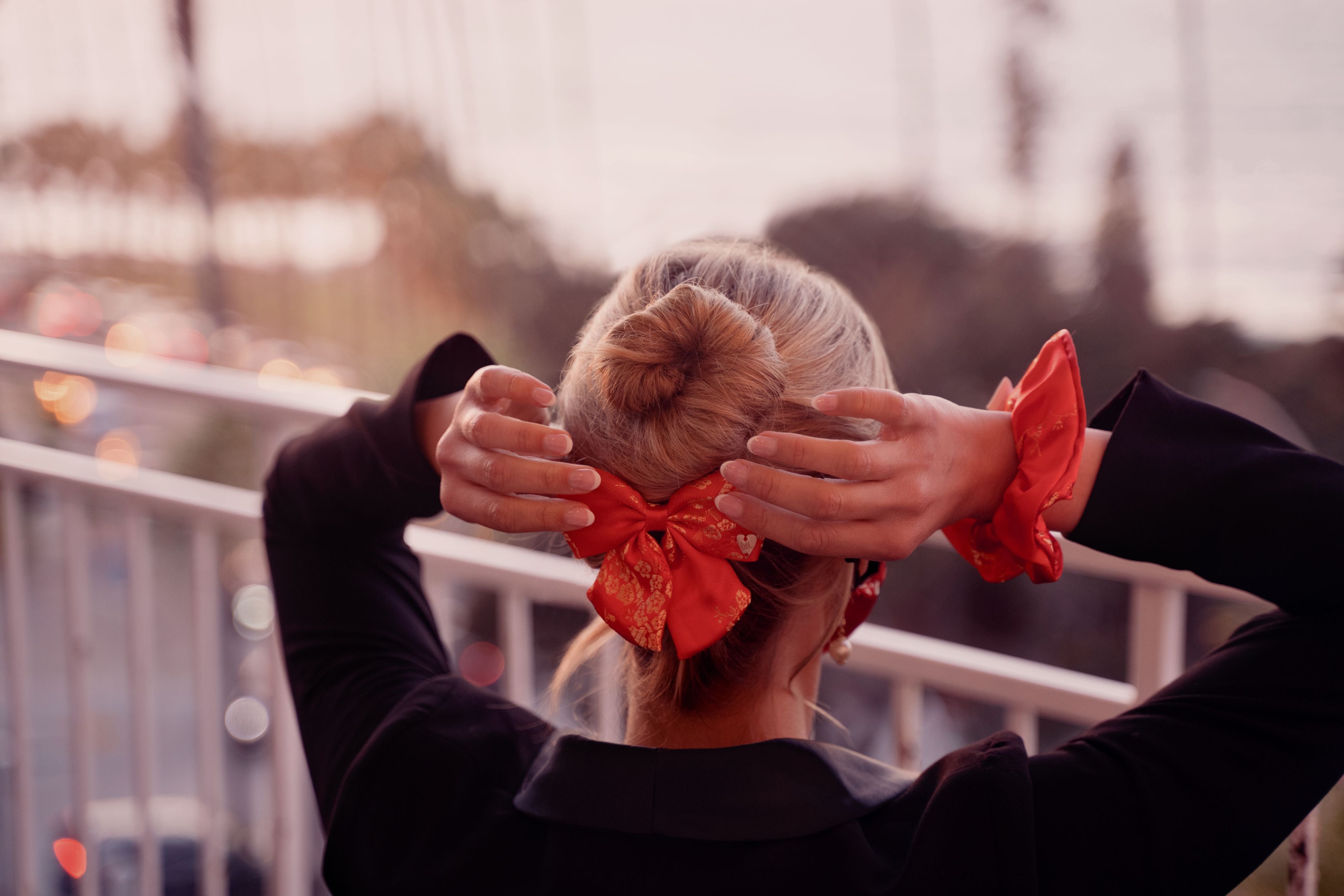 Chinese Brocade Scrunchie – Malionne