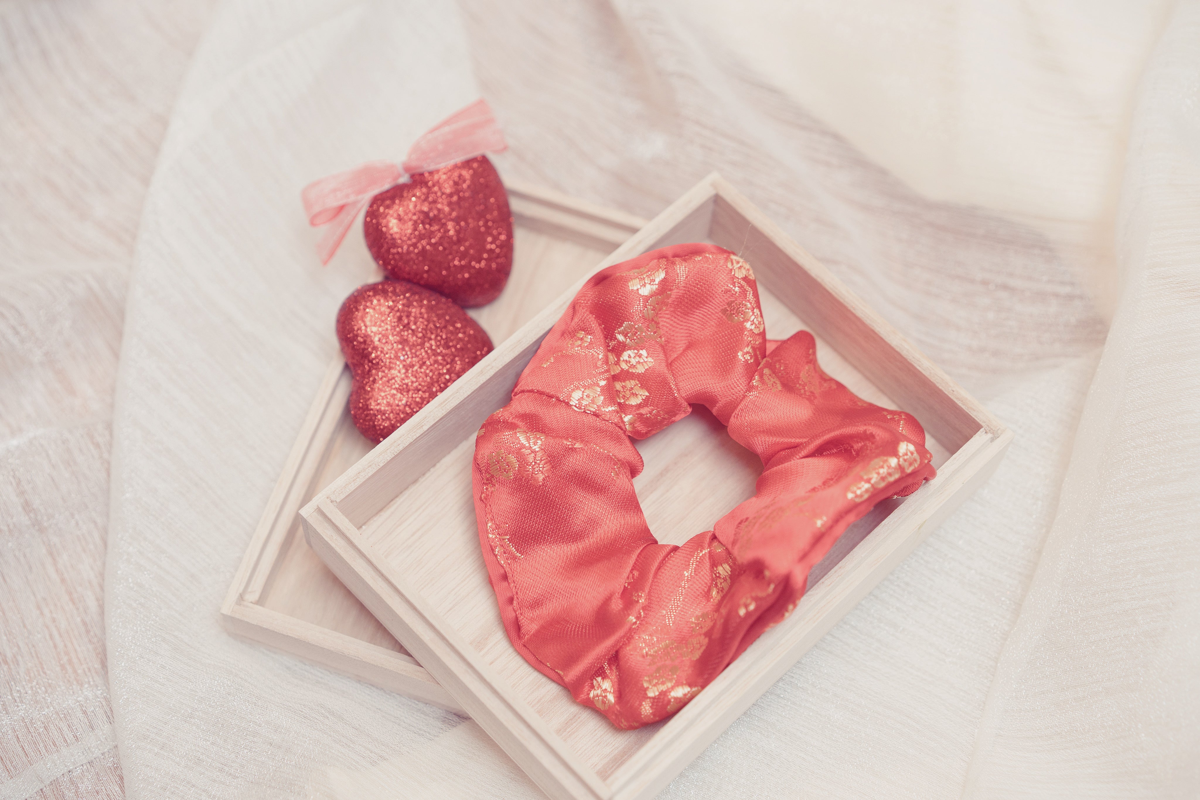 Chinese Brocade Scrunchie – Malionne